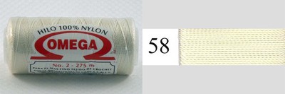 Omega Hilo 100% Nylon Crochet Thread Yarn Size No. 2 - Nylon Thread ...