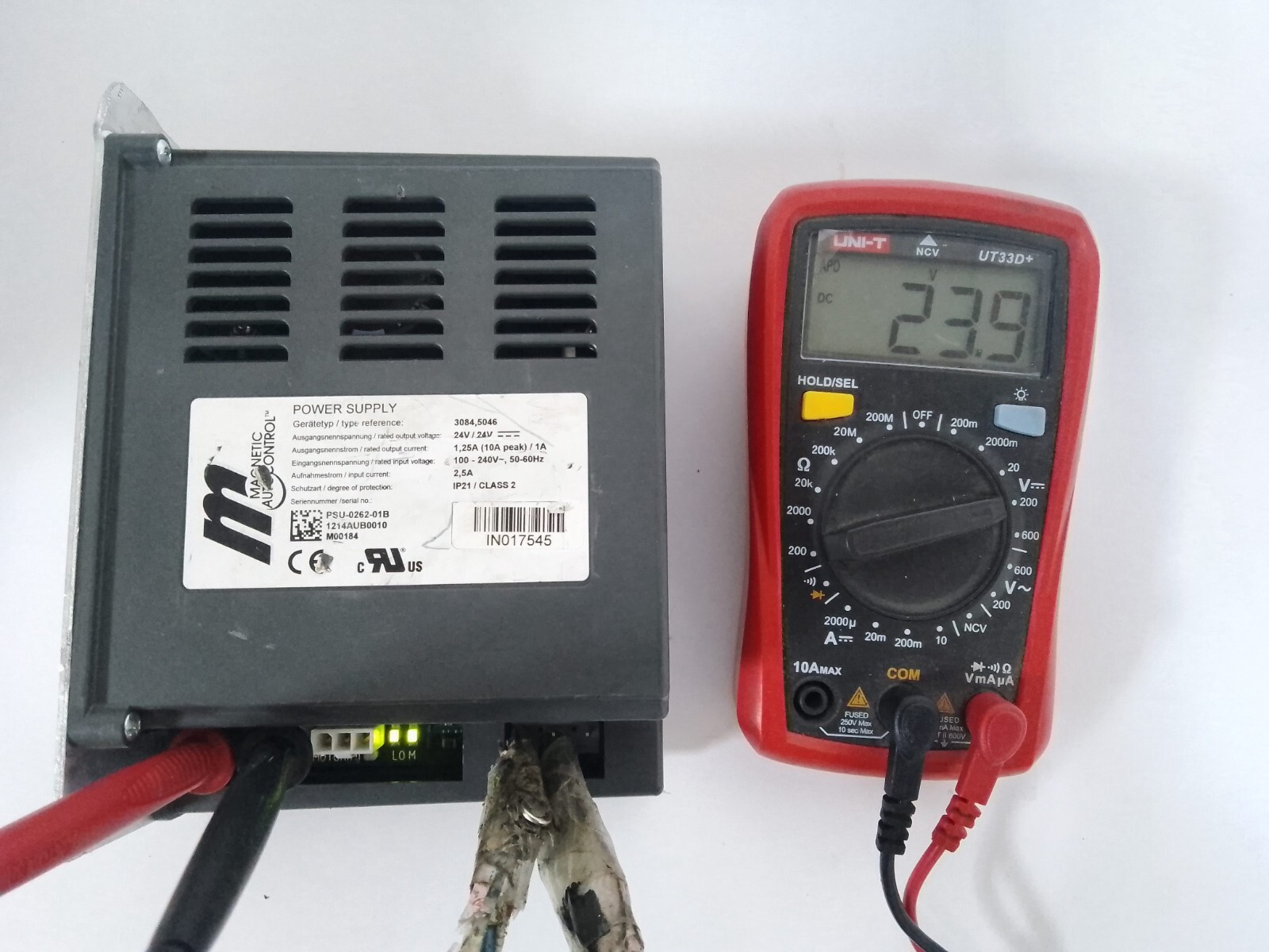 Magnetic Autocontrol PSU-0262-01B Microdrive Ul Power Supply Type ...