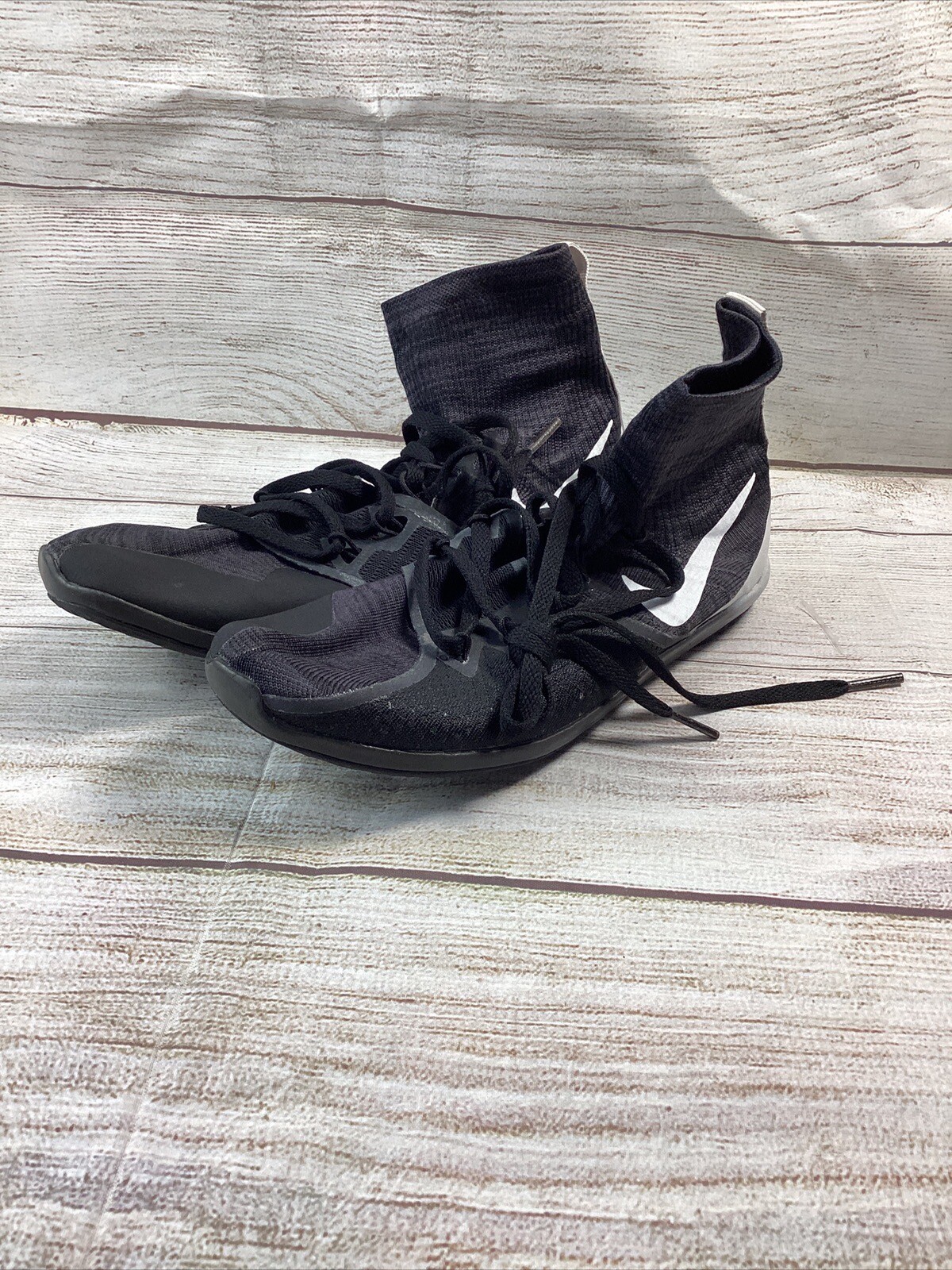 NEW SZ 6.5 Nike Zoom Victory XC 4 Track Spikes Oreo Black White 878804 ...