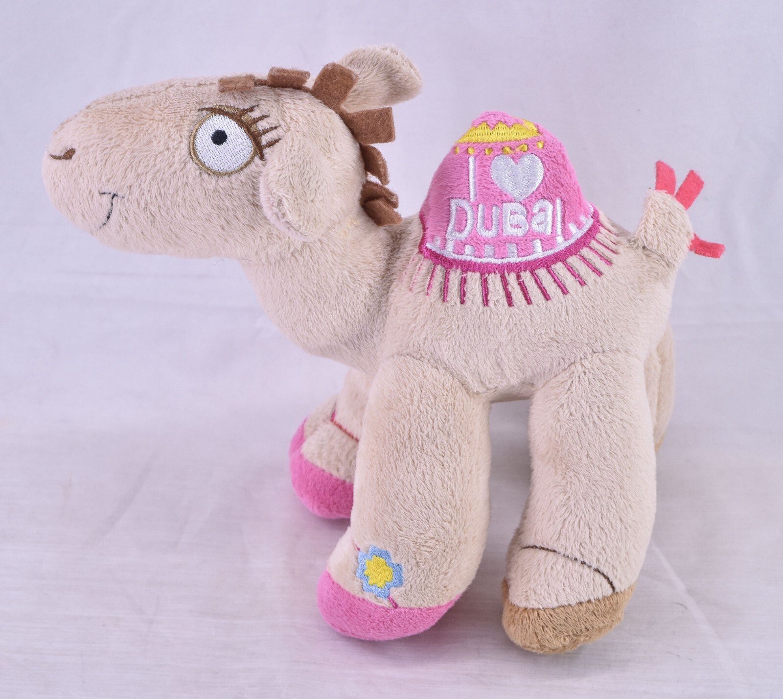 I Love Dubai 7.5 Inches Camel Plush Pink Hump Souvenir United Arab ...