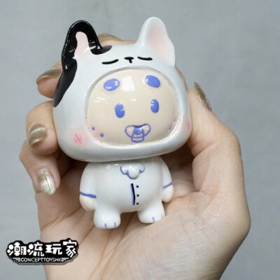 UNBOX OJISAN NIMBUS BY AMBER & PAULUS HYU Bulldog Model H6cm | eBay