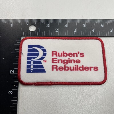 RUBEN ENGINE REBUILDERS Advertising Patch (I Think Los Angeles Auto ...