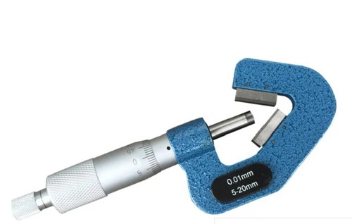 1-15MM 3 Odd fluted micrometer V-anvil Measure Outer tap top diameter ...