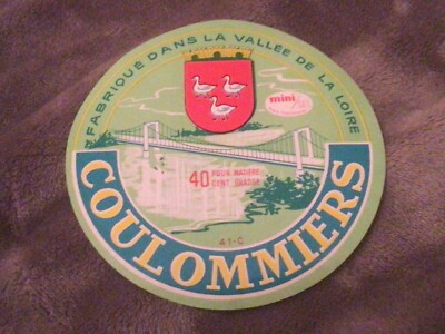 Etiquette fromage Coulommiers Mini Sel Vintage Label Cheese | eBay