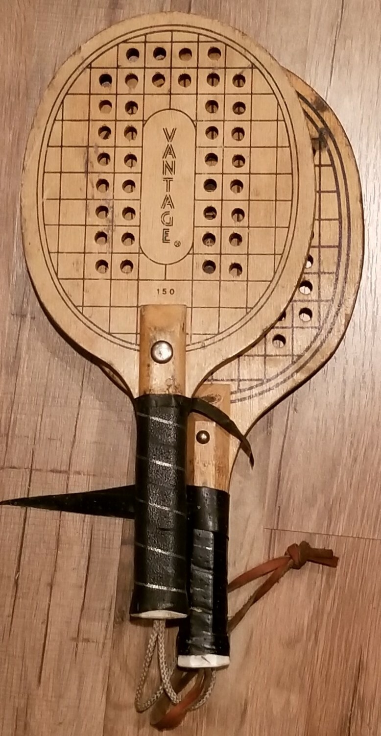 2 - HIGHT KORE and VANTAGE wood Paddleball Racquets | eBay