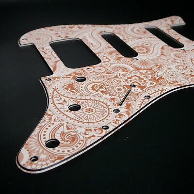 Fender Strat Pickguard • Paisley #10 • Custom Pickguard • Graphic ...