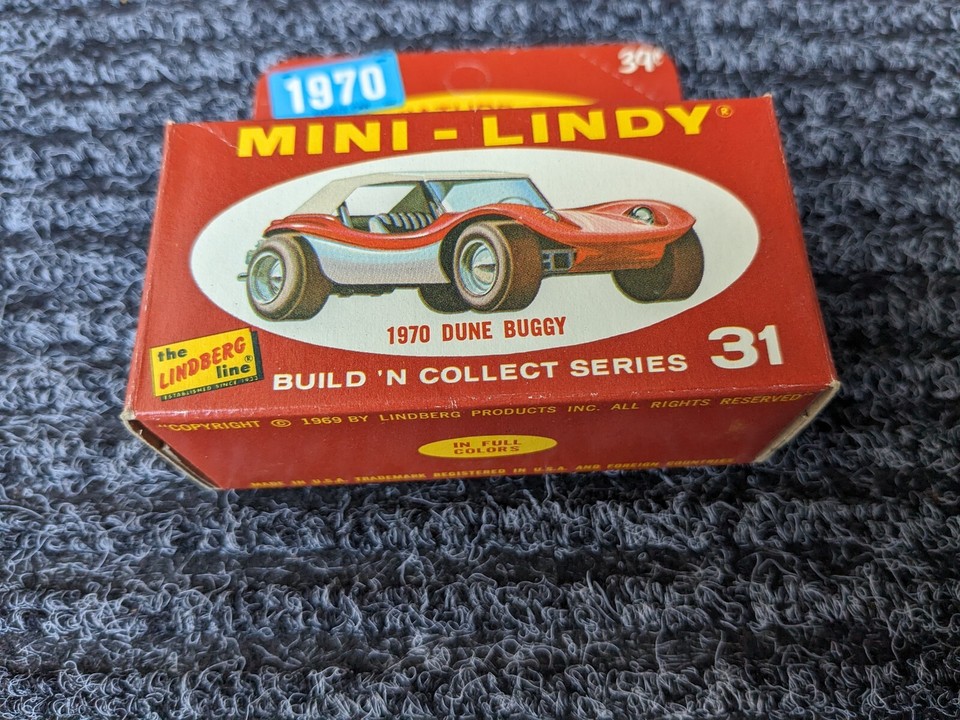 LINDBERG MINI LINDY 1970 Dune Buggy MODEL KIT * ORIGINAL 1969 * Sealed ...