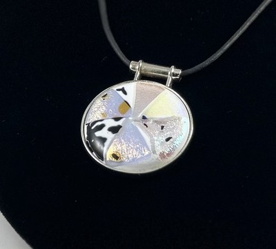VTG Fused Art Glass Pendant By D. Collier | eBay