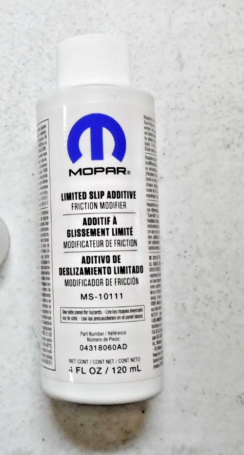 Mopar Differential Oil Additive Limited Slip Friction Modifier ...