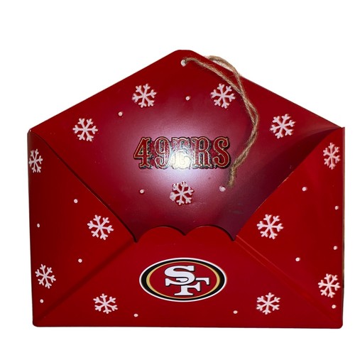 NFL San Francisco 49ers Metal Envelope Christmas Card Mail Holder ...