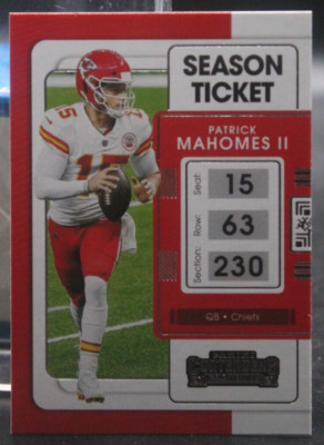 Patrick Mahomes (Chiefs/Texas Tech) - 2021 Panini Contenders #89 | eBay