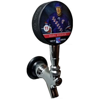 New York Rangers Mark Messier Player Series Hockey Puck Beer Tap Handle ...