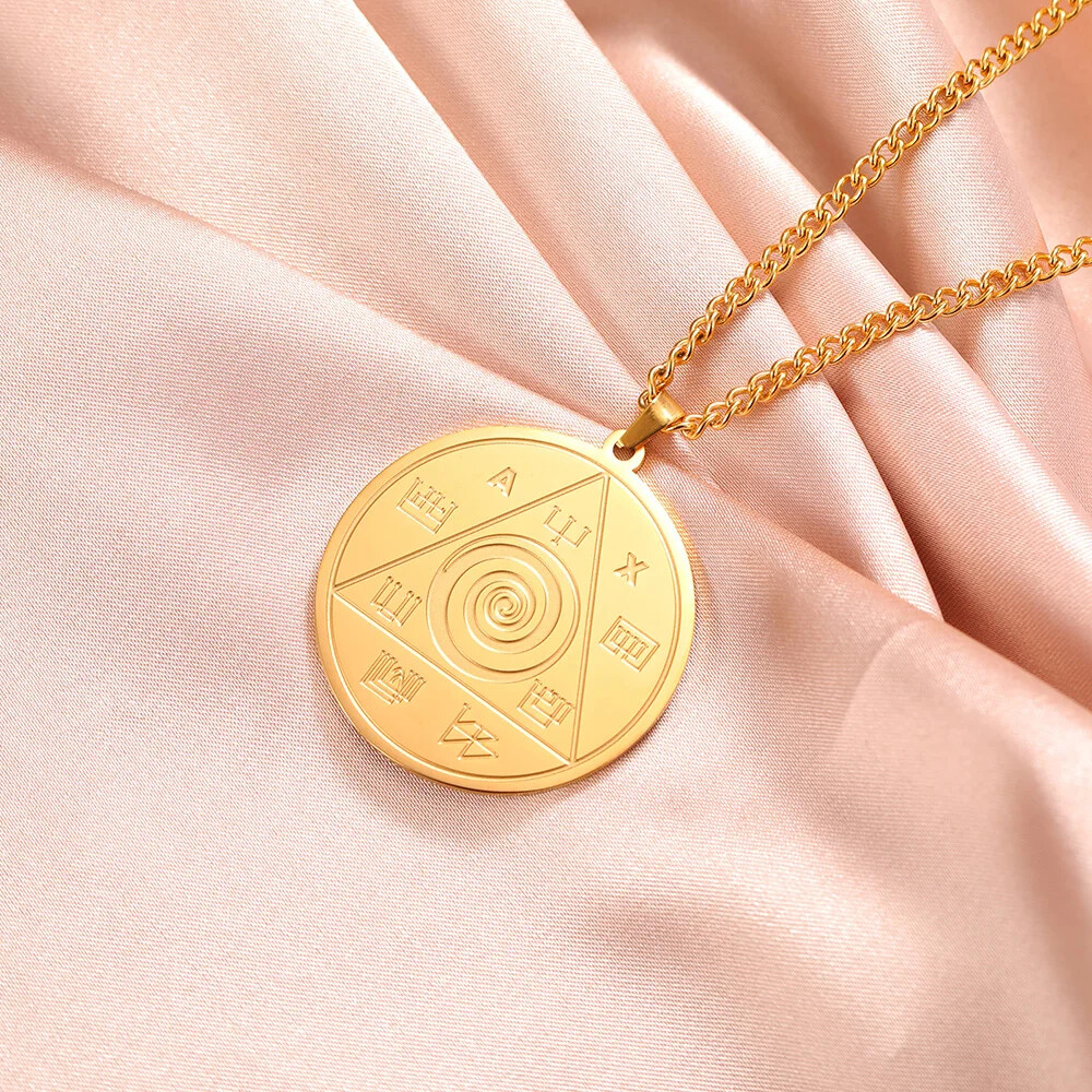 Powerful Pendant of Abraxas Necklace Money Protection Talisman ...
