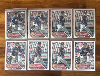 2023 Topps Jared Shuster Rookie Card RC Lot (8) - Chrome & Flagship ...