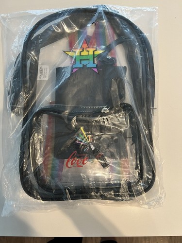 Houston Astros Pride Clear Mini Backpack SGA 06/20 | eBay