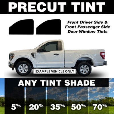 PreCut Window Film for Ford F250 Std 99-07 Front Doors any Tint Shade ...