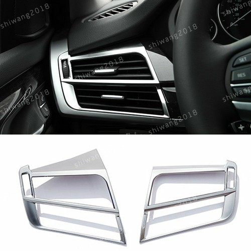 Silver Side Air Condition Vent Cover Trim For BMW X5 F15 X6 F16 2014 ...