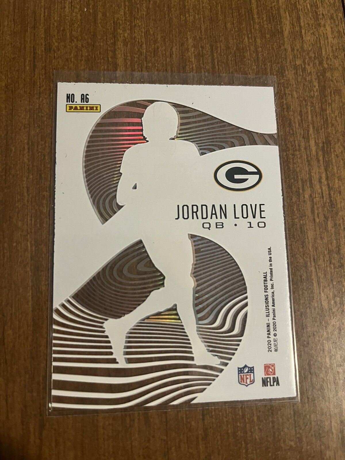 2020 Panini Illusions Jordan Love Rookie Blue Holo SP Astounding #A6 ...