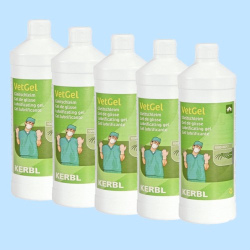 Gleitgel Kerbl VetGel Gleitmittel Gleitschleim 5l ( 5x1000 ml ) - 7,18 ...