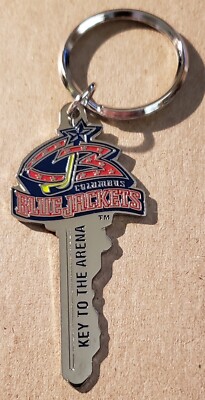 COLUMBUS BLUE JACKETS "KEY to the ARENA" Key Ring | eBay