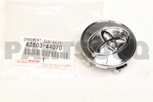 4260344070 Genuine Toyota ORNAMENT SUB-ASSY, WHEEL HUB 42603-44070 | eBay