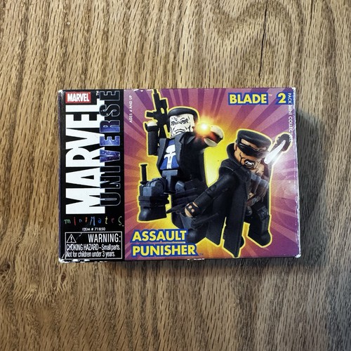 2004 ART ASYLUM MARVEL CHARACTERS MINIMATES 2 PACK ASSAULT PUNISHER ...