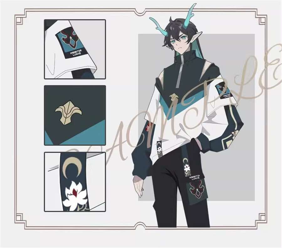Honkai: Star Rail Imbibitor Lunae Hooded Jacket Sweater Cargo pants ...