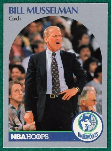 Bill Musselman - 1990-91 NBA Hoops #320 - Minnesota Timberwolves ...