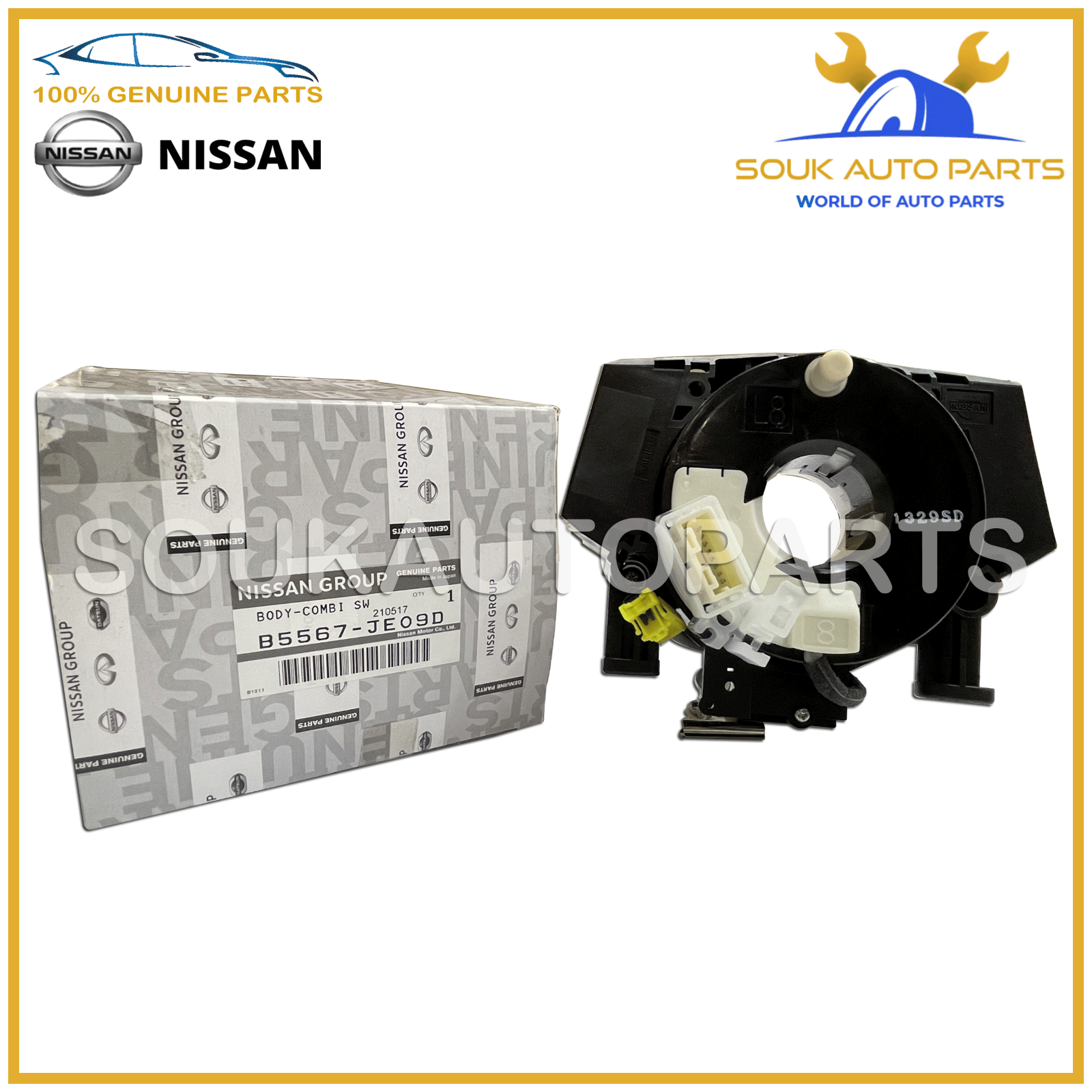 B5567-JE09D Genuine Nissan BODY-COMBINATION SWITCH B5567JE09D OEM X ...