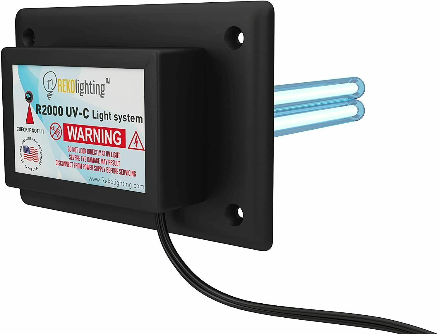 R2000 Whole House UV Light DUAL Lamp for HVAC AC Duct coil cleaner | eBay