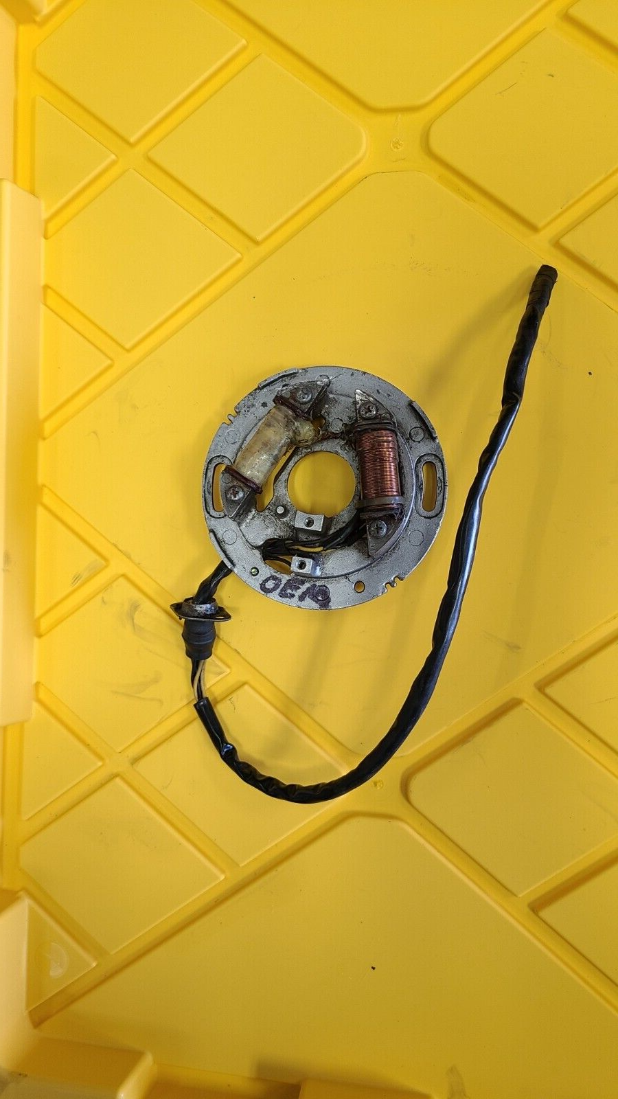 1987-1993 Oem 5 Wire Kawasaki 650 Stator 650sx X2 Sx Ignition Generator ...