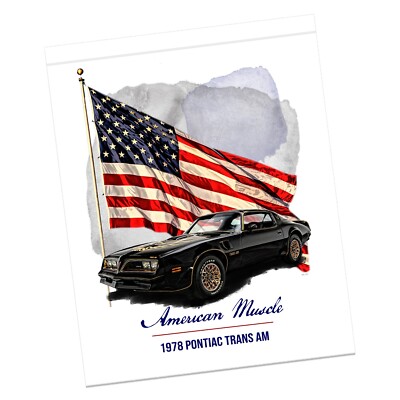 1978 American Muscle Pontiac Trans Am Garage Mancave Wall Banner | eBay