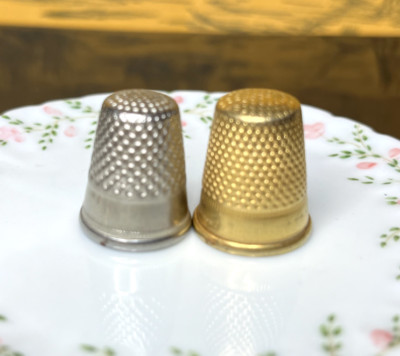 2 vintage Made in Germany thimbles one marked W-Germany | eBay