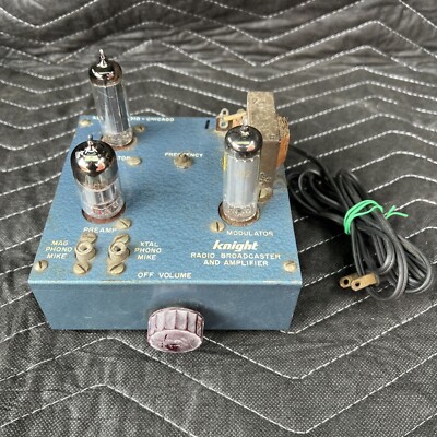 Vintage Knight Kit Allied Radio Tube Wireless Broadcaster Preamplifier ...