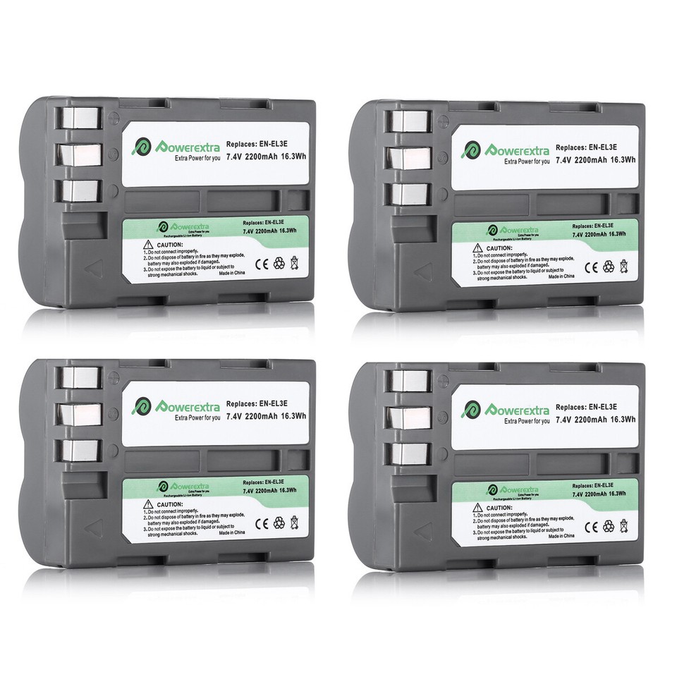 EN-EL3e ENEL3 Battery For Nikon D50 D70S D80 D90 D100 D200 D300S D700 ...