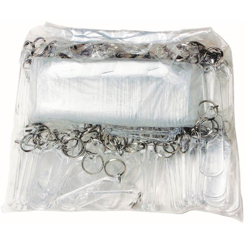 NEW Kevron Id59 Long Keytags Oblong Key Tags Bag 100 9314221003995 | eBay