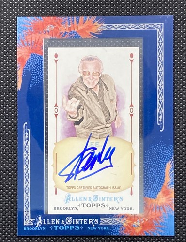 2011 Topps Allen & Ginter's - Framed Mini Autographs Stan Lee #AGA-SLE ...