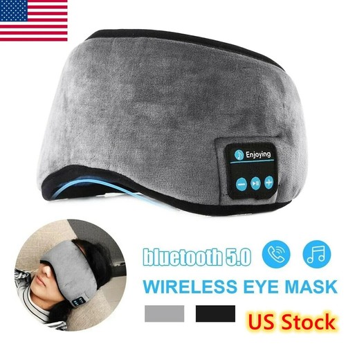 Eye Mask Headset with Bluetooth Speakers + Microphone for Meditation ...