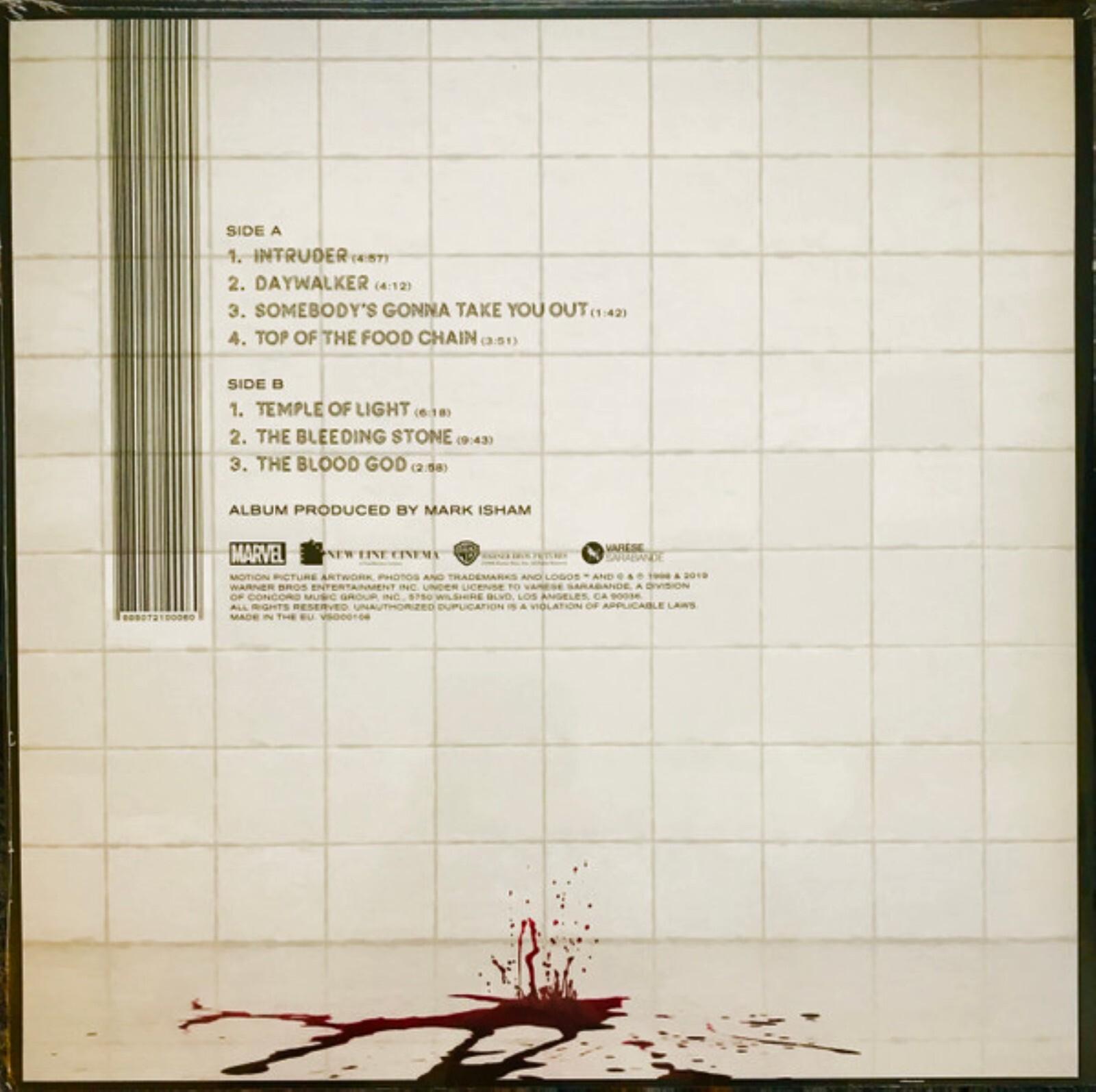 Blade (Original Motion Picture Soundtrack) by Mark Isham (Record, 2019 ...