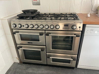Hotpoint Cannon CH10450GFS Dual Fuel Range Cooker, Stainless Steel ...