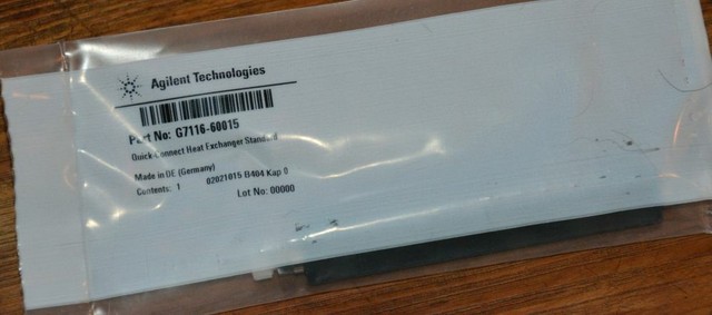 Agilent G7116-60015 Infinitylab Quick Connect Heat Exchanger - for sale ...
