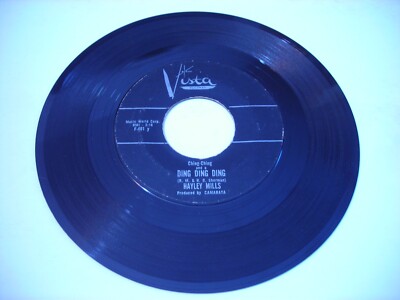 Hayley Mills Ching Ching and a Ding Ding Ding / Side by Side 1962 45rpm ...