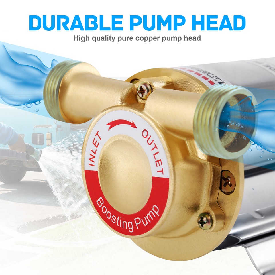 Electronic Automatic Water Pressure Booster Pump Home Shower Washing ...
