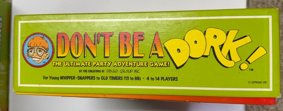 Don't Be A Dork Ultimate Party Adventure Game by Northern Games 1997 | eBay