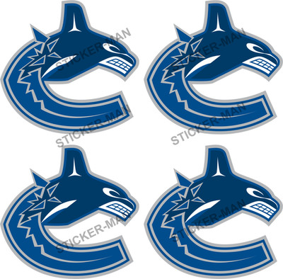 Vancouver Canucks Stickers Car Van Window Ice Hockey NHL (Choose size ...