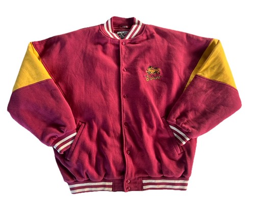 Vintage Brisbane Broncos XL Bomber Jacket 90s Rugby League NRL ARL ...