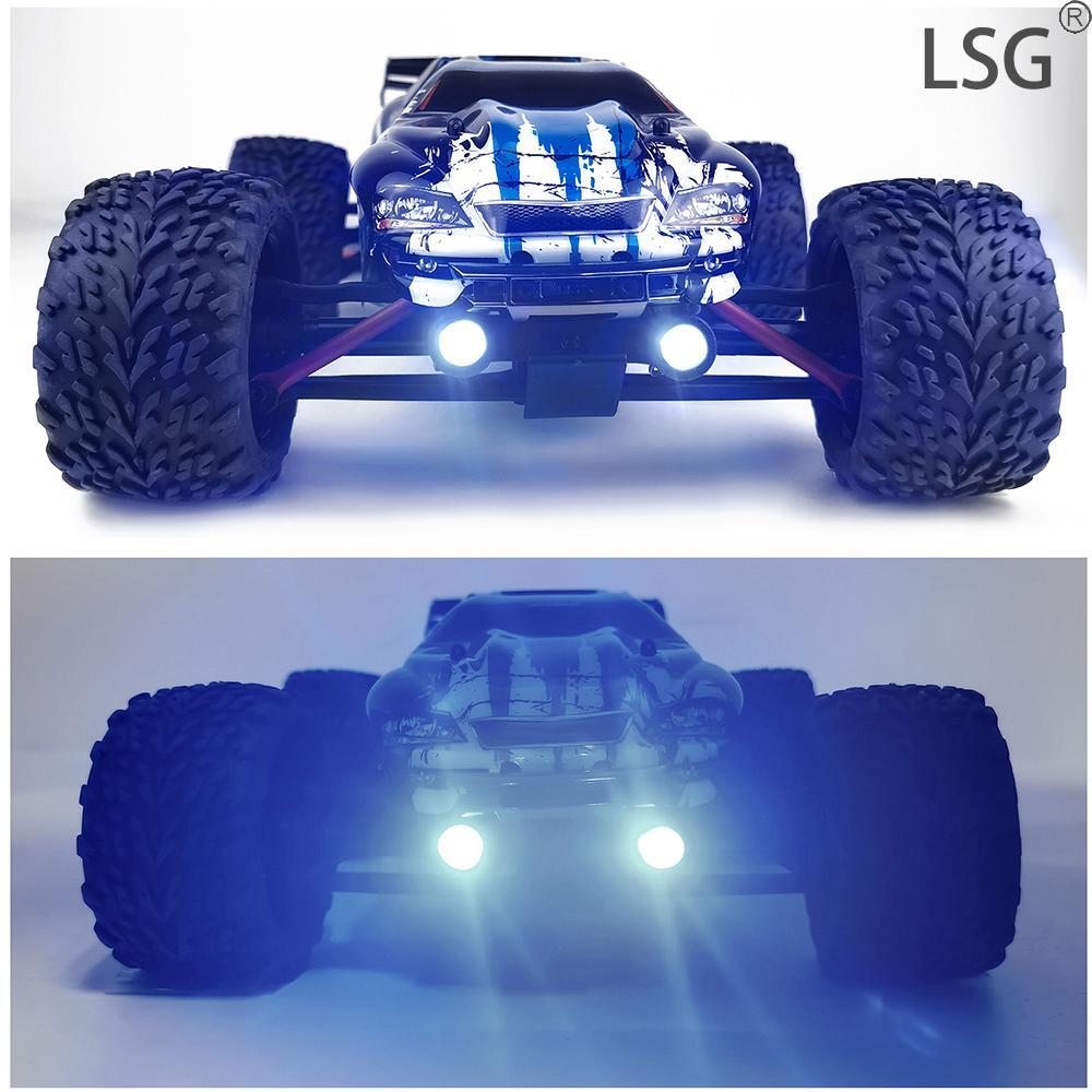 RC LED LIGHTS KITS Front + Rear Taillight FOR RC 1/16 mini E-RVEO Car ...