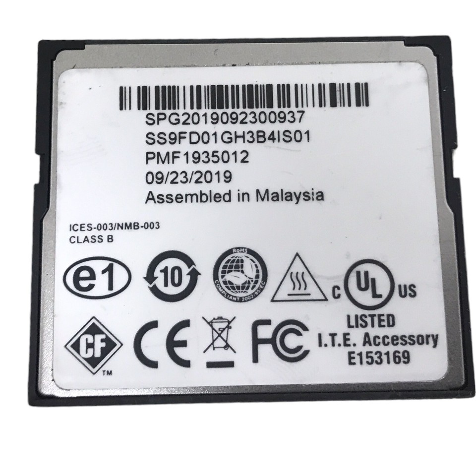 Smart 1GB CF CARD XL Industrial Grade Compact Flash Card ...