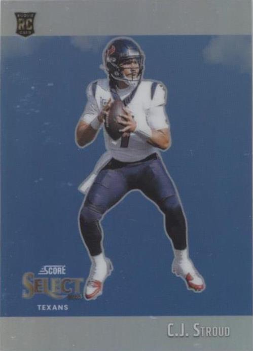 2023 Panini Select - Score Select Throwback C.J. Stroud #STW-CST Silver ...