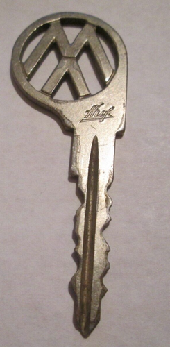 VINTAGE VW Volkswagen Ignition Key Beetle Car AUTOMOBILE Microbus ...